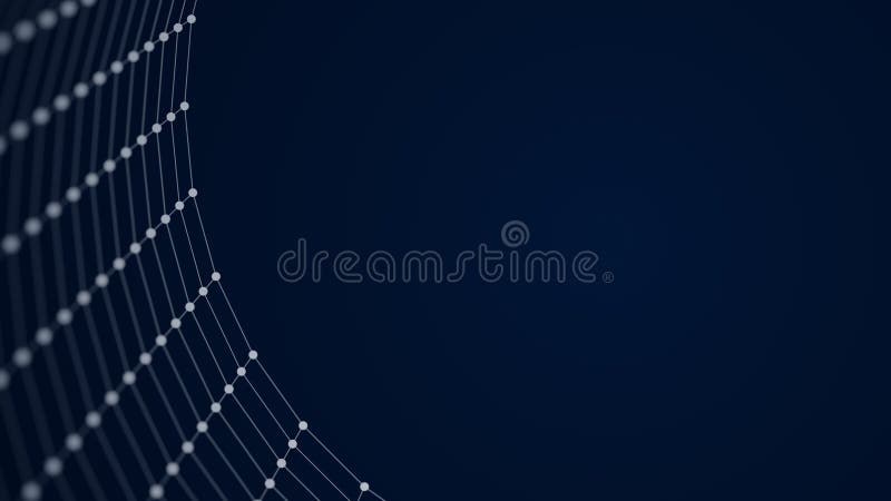 Abstract Background. Polygon Grid in the Corner of the Frame Stock ...