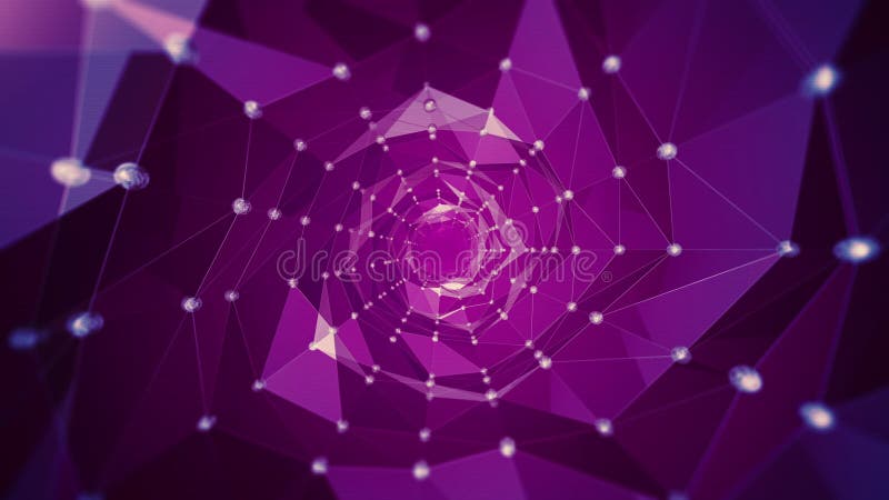 Abstract Background - Polygon Waves Stock Video - Video of background ...