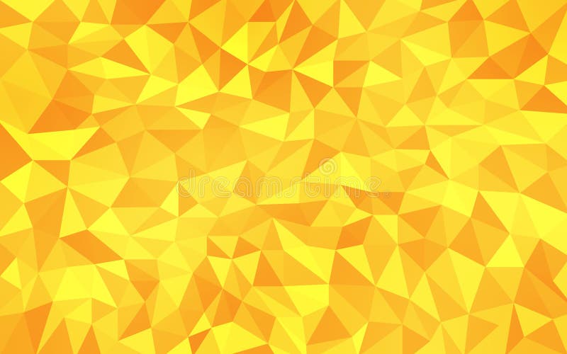 Vector Abstract Background with Orange and Yellow Polygons and ...