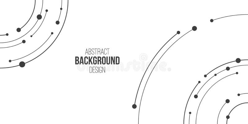 Composition Smooth Rounded Lines Dots Stock Illustrations – 39 ...