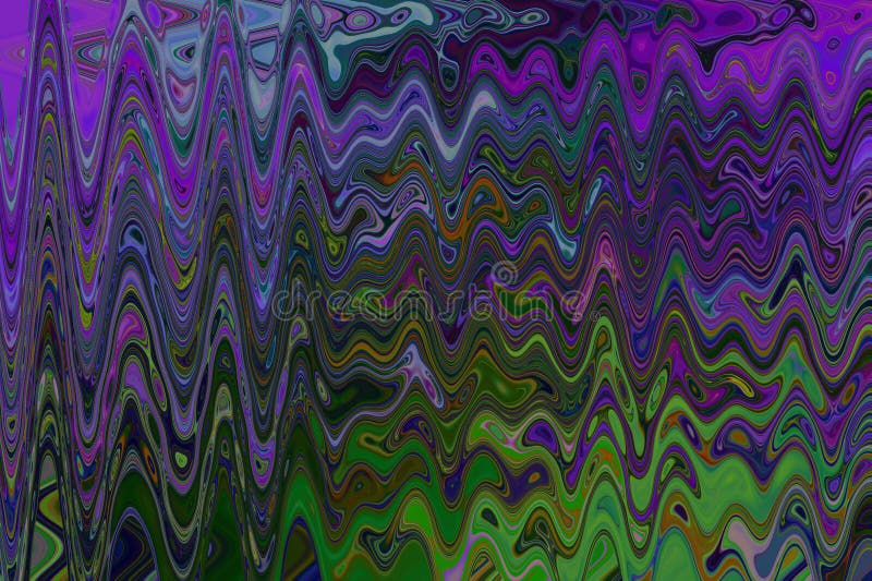 Abstract Background, Psychedelic Pattern with Beautiful Smooth Lines ...