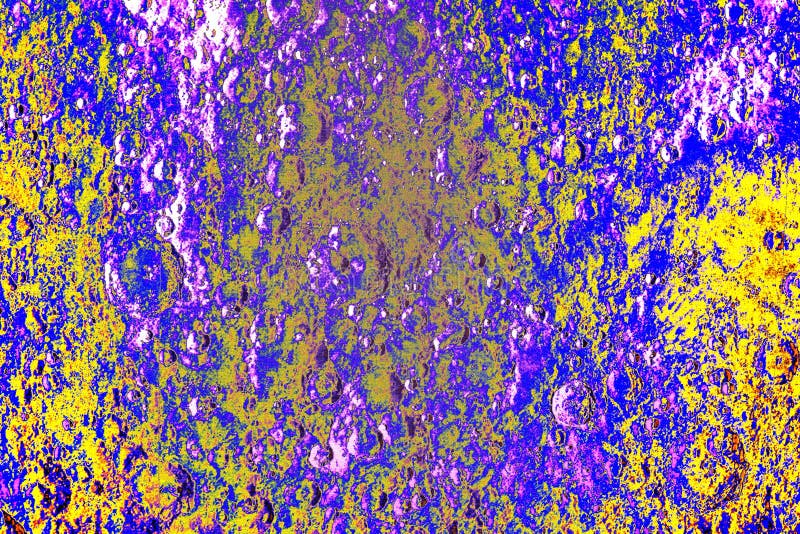 Abstract Background with a Psychedelic Pattern of Spots and Lines of ...