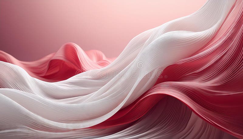 Abstract Background, Pure Cotton Fabric, Wavy Fiber Complex Warp of ...