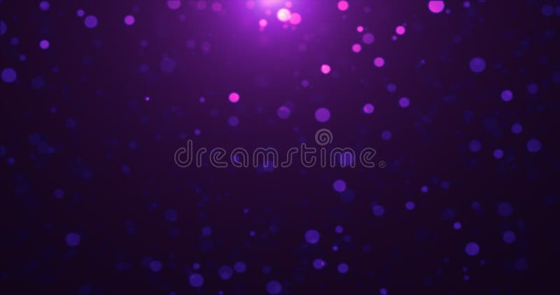 Abstract Background of Purple Luminous Particles and Bokeh Dots of ...