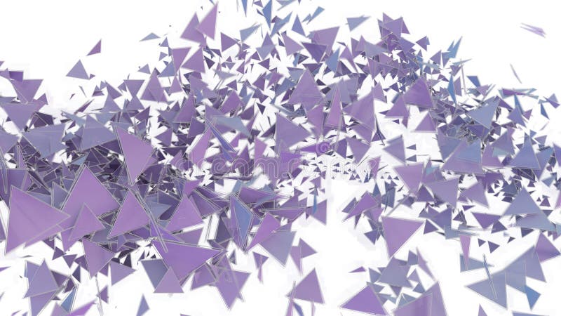 Abstract Background of Purple Triangles Stock Illustration ...