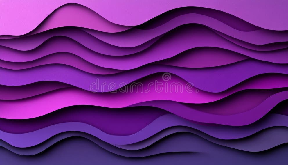 Abstract Background,Purple Violet Paper Cut Wave Layer,Texture Fluid ...