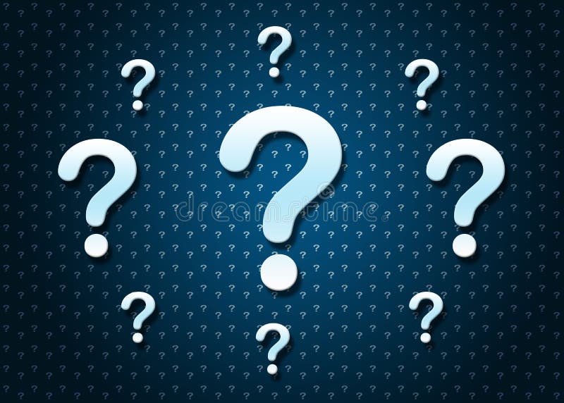 Abstract Background with Question Marks Stock Illustration ...