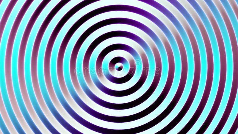 Abstract Background with Radial Circles - 3D 4k Animation Stock Video ...