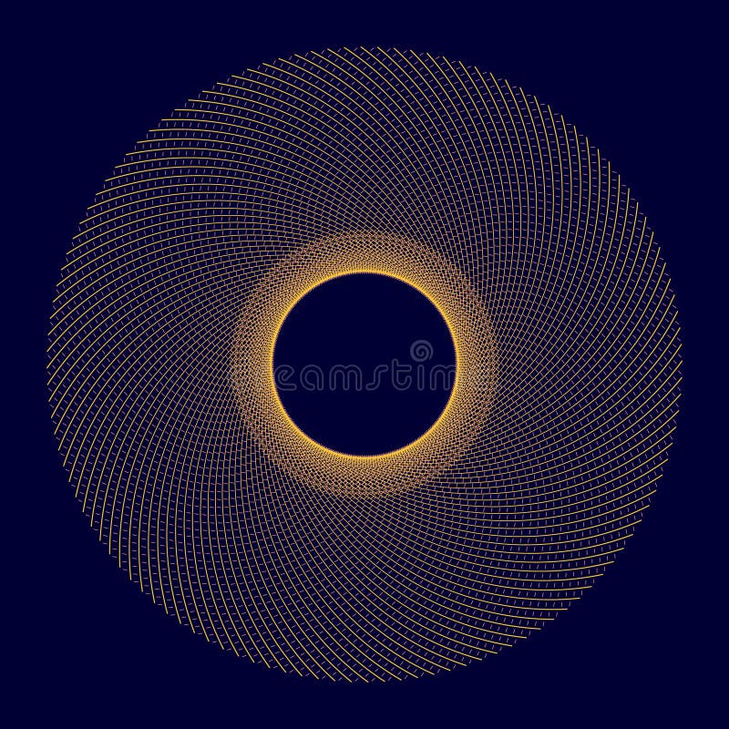 Abstract Background with Radial Lines in Circle Stock Vector ...