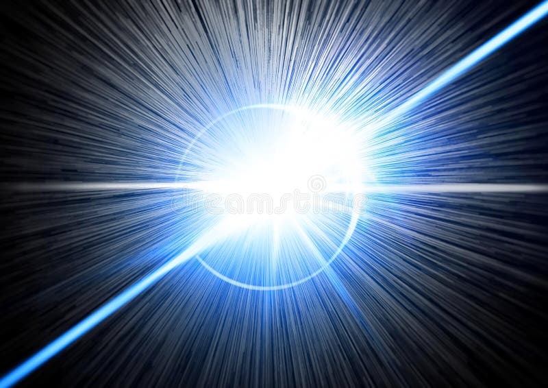 Abstract Background of Radial Rays Shining in the Dark Stock ...