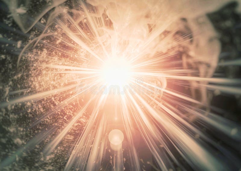 Abstract Background of Radially Shining Rays Stock Image - Image of ...