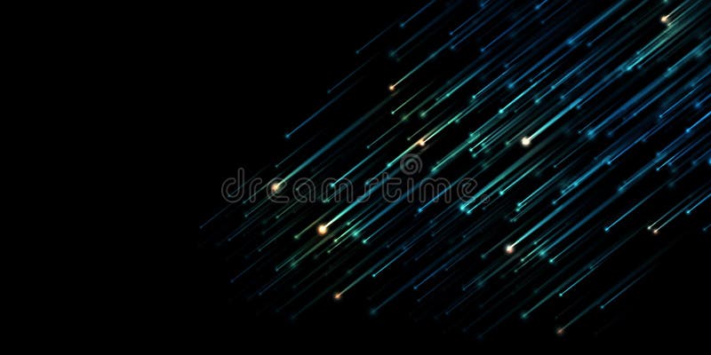 Abstract Background with Rain Particles and Light Effect. Stock ...