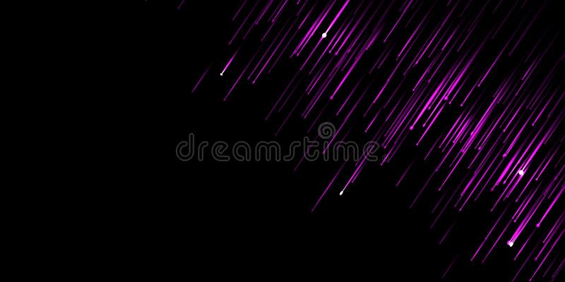 Abstract Background with Rain Particles and Light Effect. Light Lines ...