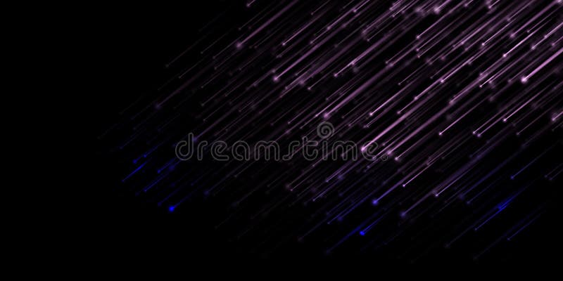 Abstract Background with Rain Particles and Light Effect. Light Lines ...