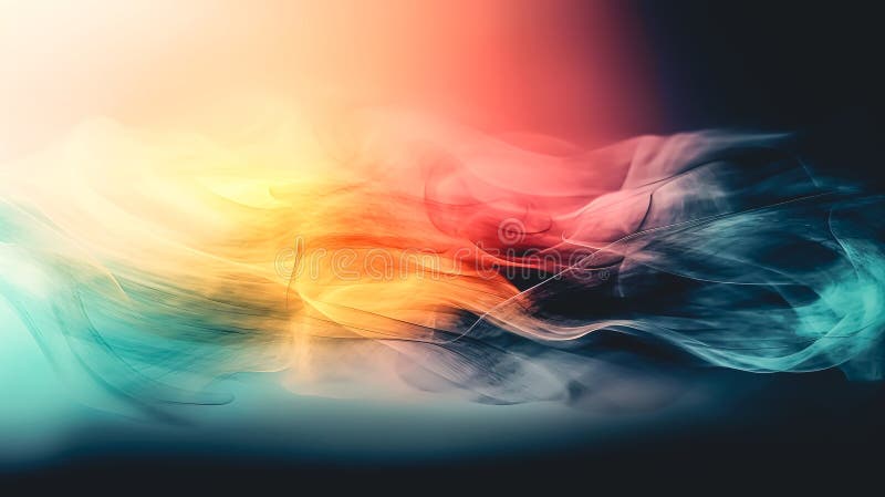 Abstract Blurred Multi Colored Background, Generative AI. Stock ...