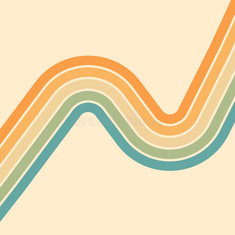 Groovy Wavy Lines Stock Illustrations – 860 Groovy Wavy Lines Stock ...