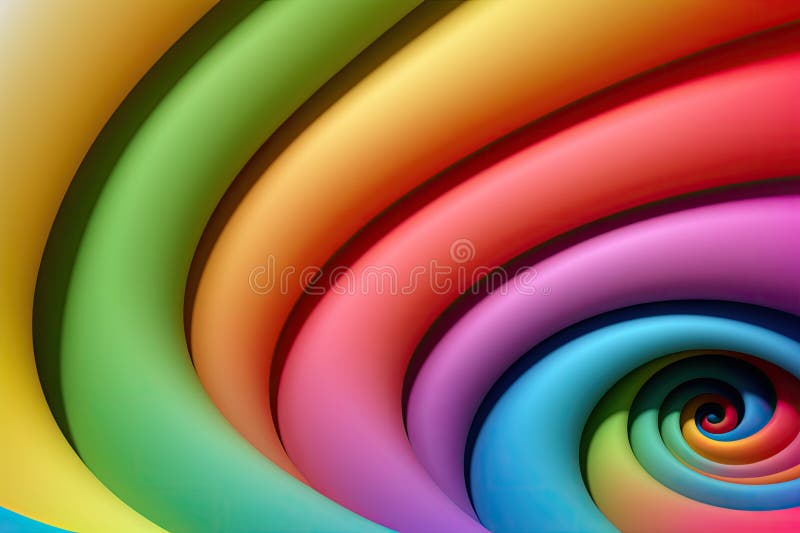 Abstract Background with Rainbow Pattern. Spectrum Color Leak ...