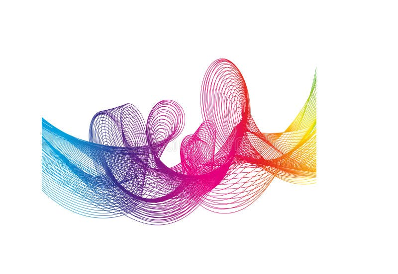 Abstract Background Rainbow Ribbon.vector Illustration Stock Vector ...
