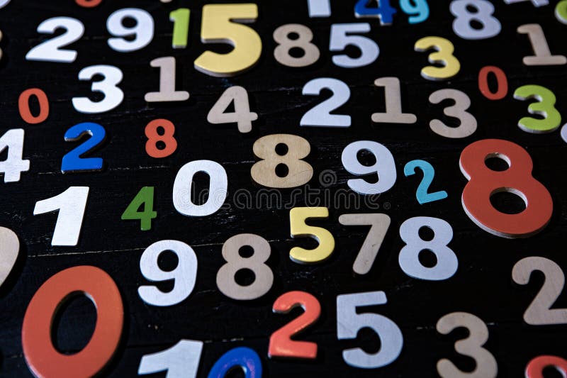 Abstract Background with Random Numbers. Business Pattern. Banking ...