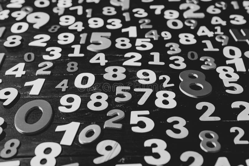 Abstract Background with Random Numbers. Business Pattern. Banking ...