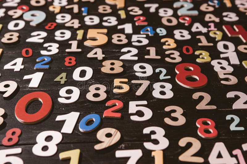 Abstract Background with Random Numbers. Business Pattern. Banking ...