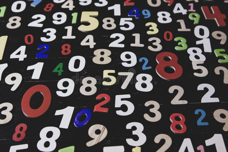 Abstract Background with Random Numbers. Business Pattern. Banking ...