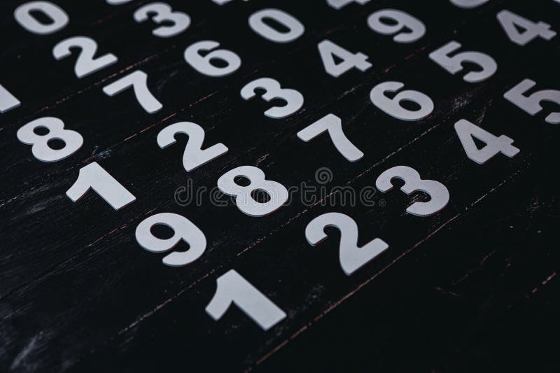 Abstract Background with Random Numbers. Business Pattern. Banking ...