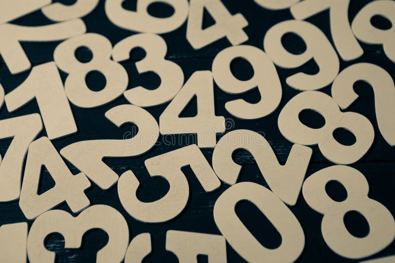 Abstract Background with Random Numbers. Business Pattern. Banking ...