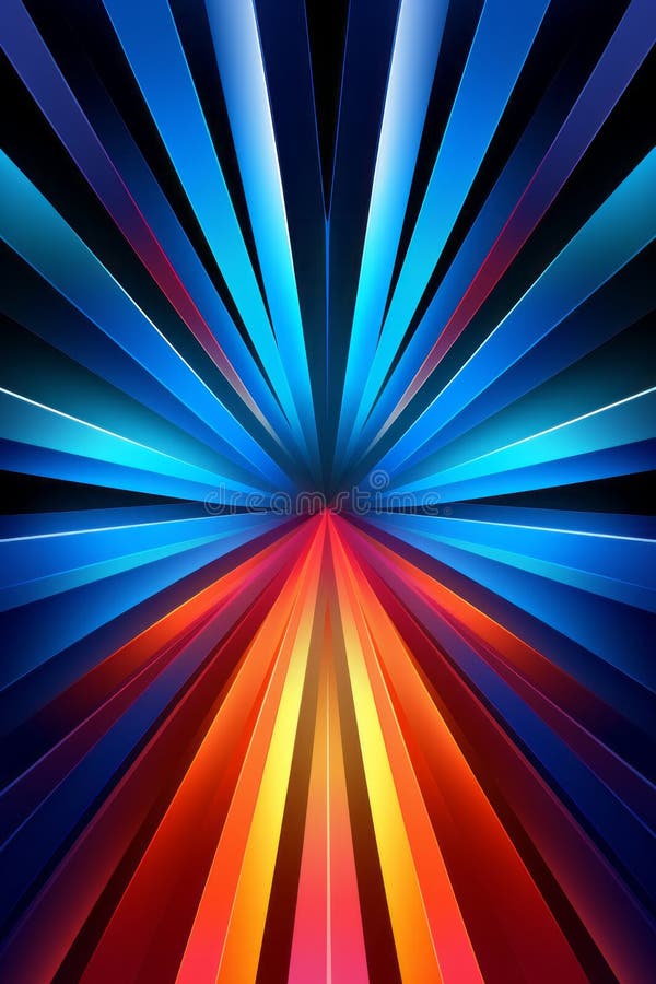 Abstract Background with Rays of Light Stock Illustration ...