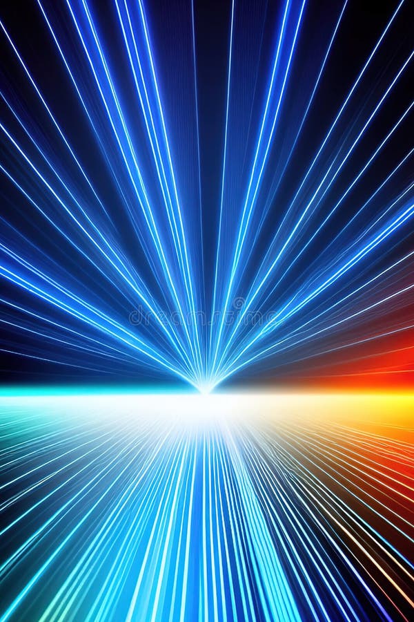 Abstract Background with Rays of Light Stock Illustration ...