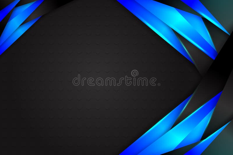 Abstract Background Rectangle Shape with Black and Blue Color Stock ...