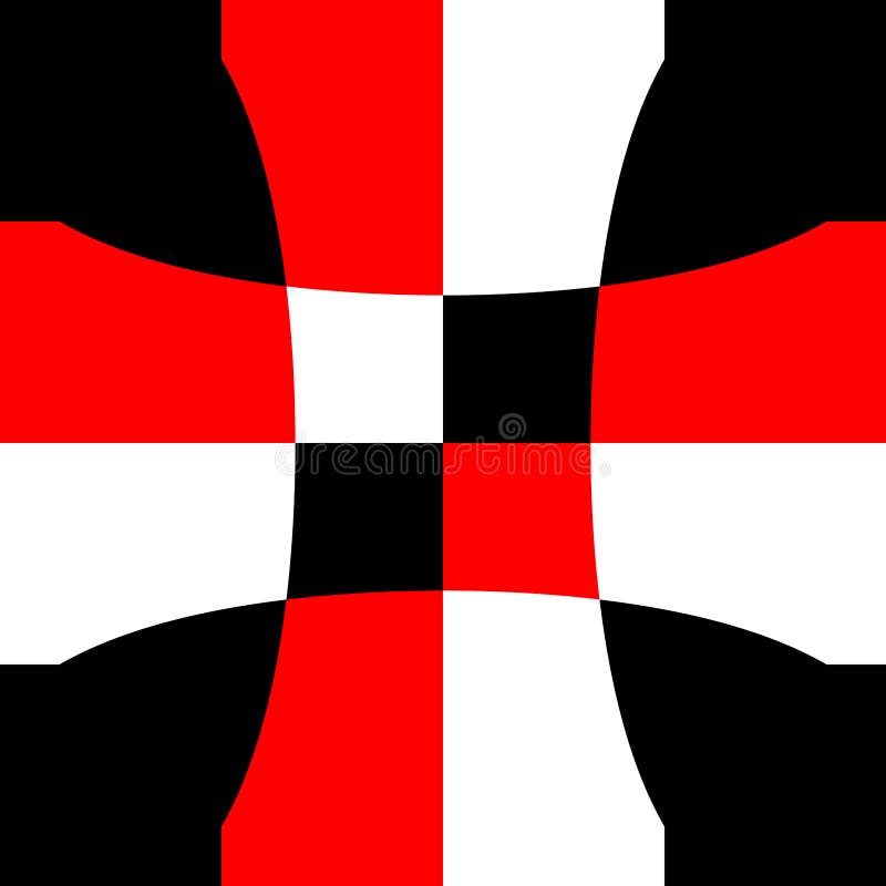 Abstract Background in Red, Black and White Patterns. Stock ...