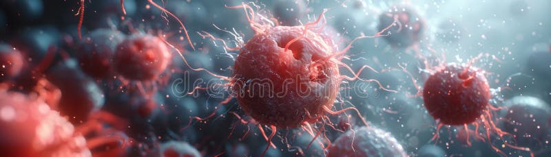 Abstract Background of Red and Blue Cells Stock Illustration ...