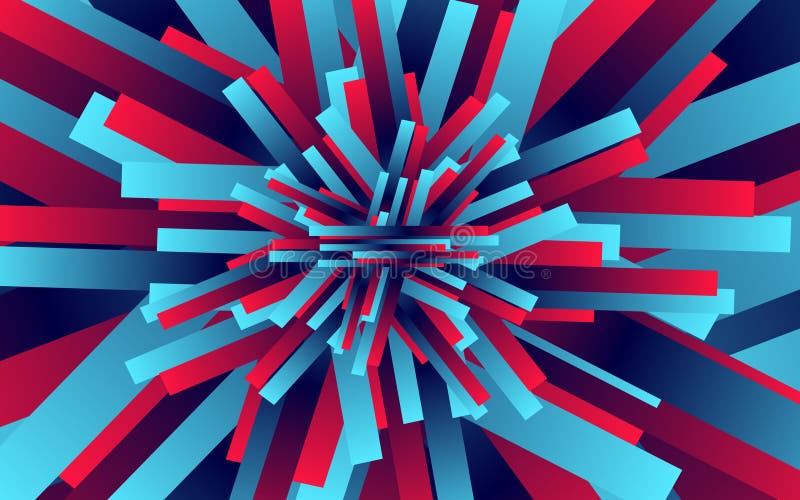 A Abstract Background with Red and Blue Lines Stock Vector ...