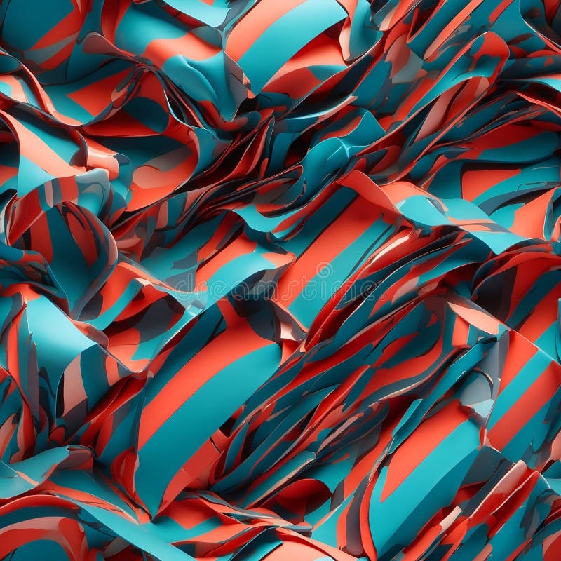 Abstract Background with Red and Blue Shapes. Generative AI. Stock ...