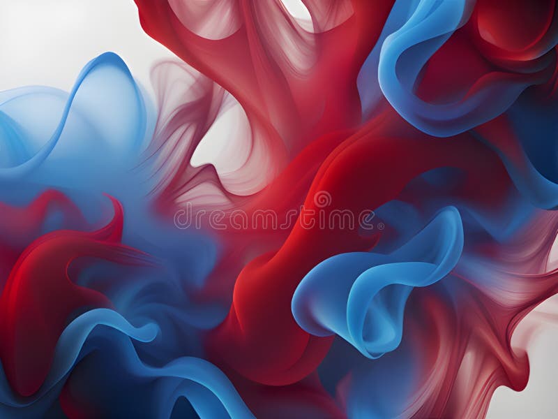 Abstract Background of Red and Blue Smoke Stock Illustration ...