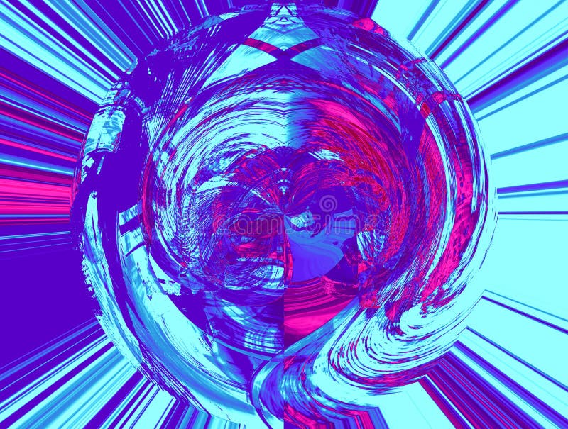 Abstract Background in Red and Blue, with a Spectacular Rhythm and ...