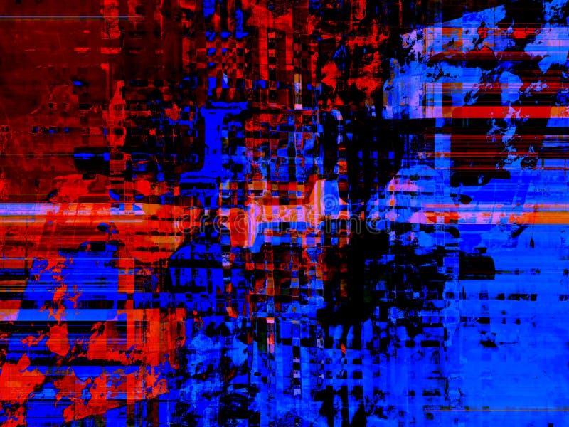 Abstract Background in Red and Blue, with a Spectacular Rhythm and ...