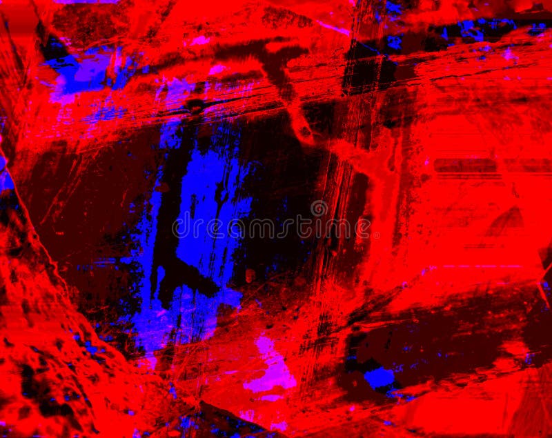 Abstract Background in Red and Blue, with a Spectacular Rhythm and ...