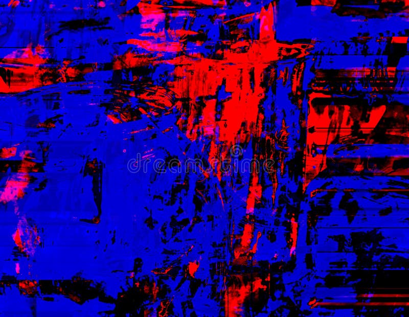 Abstract Background in Red and Blue, with a Spectacular Rhythm and ...