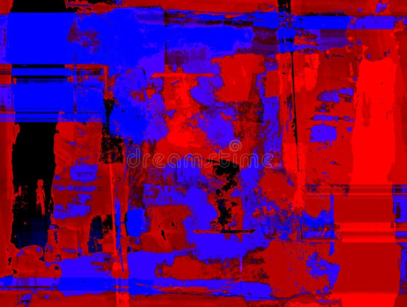 Abstract Background in Red and Blue, with a Spectacular Rhythm and ...