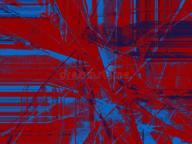 Abstract Background in Red and Blue, with a Spectacular Rhythm and ...