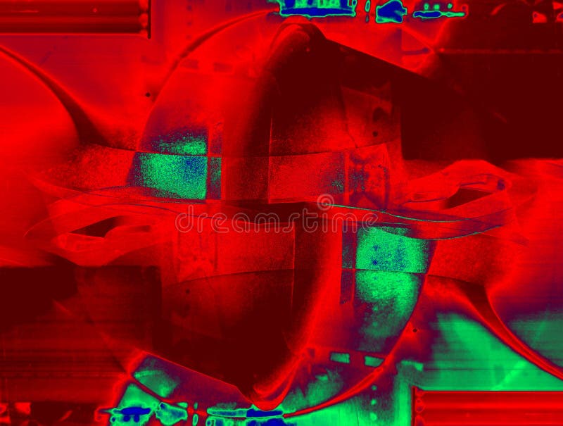 Abstract Background in Red and Blue, with a Spectacular Rhythm and ...