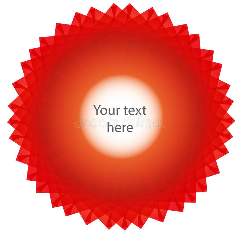 Abstract Background with Red Elements on White Stock Vector ...