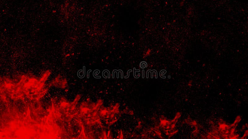 Abstract Background with a Red Fluid on Black that Could Mimic the ...