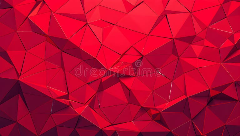 Red Geometric Design Abstract Background Stock Illustration ...