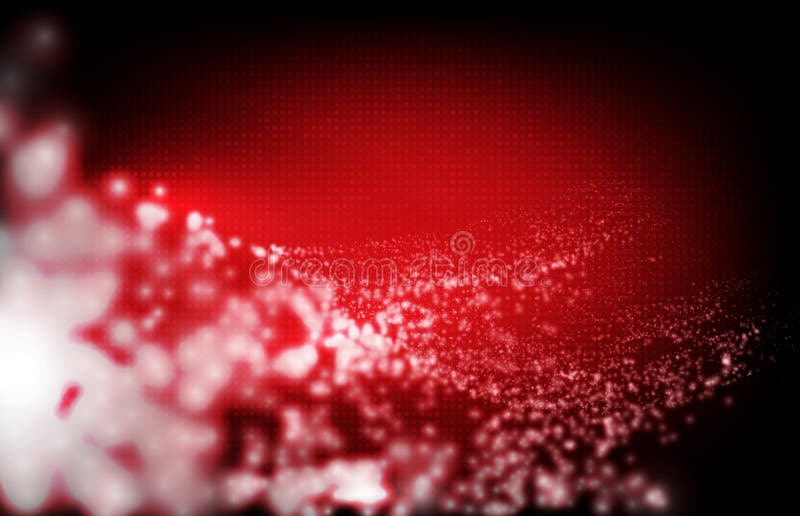 Background Of Red Glow Flowing Data Stream With Smooth Wave Stock Photo ...