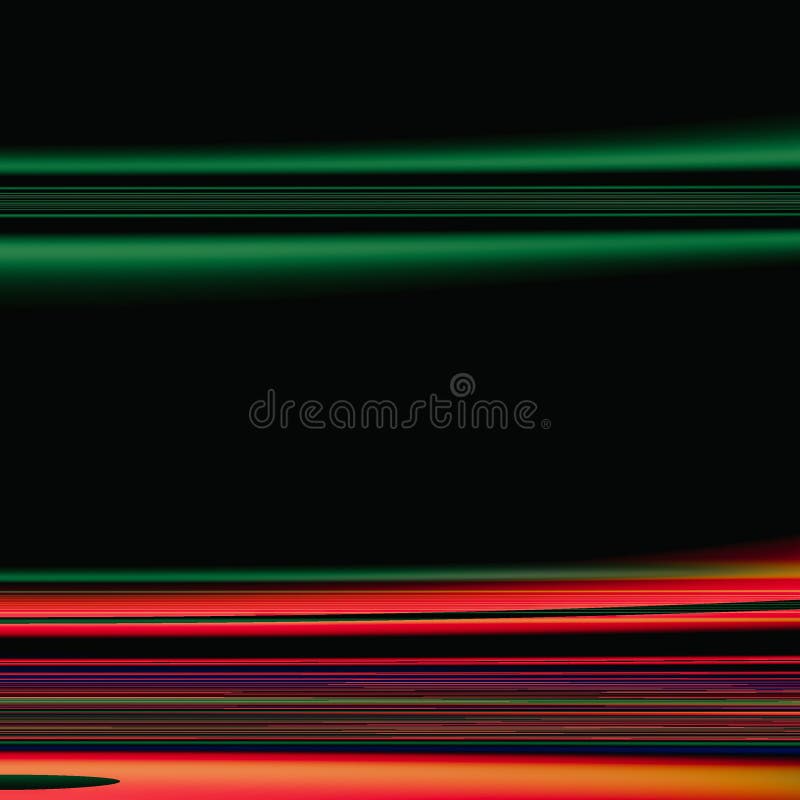 Abstract Background with Red and Green Light Effects Stock Illustration ...