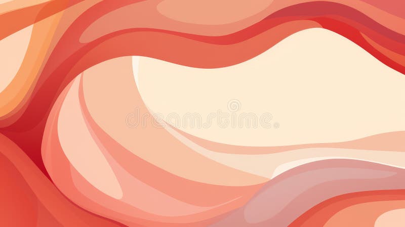 Abstract Background with Red Orange and Yellow Waves Stock Illustration ...