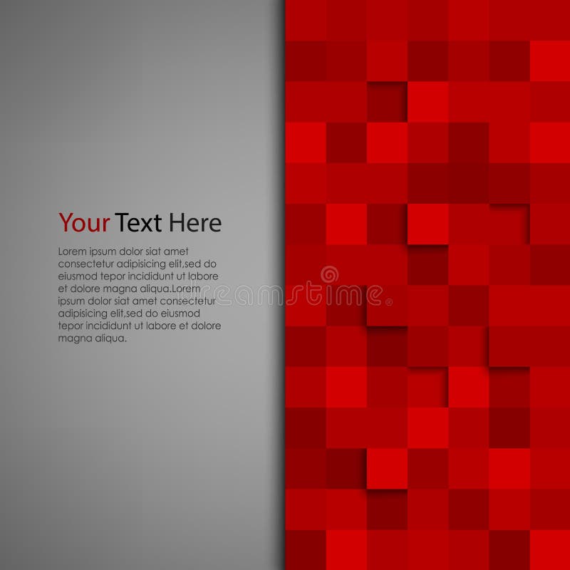 Abstract Background with Red Square Stock Vector - Illustration of ... Abstract Background with Red Square Stock Vector - Illustration of ...